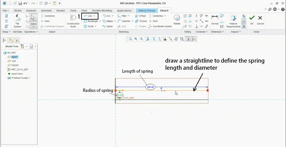 Helical Sweep in Creo 3.0 - ExtruDesign