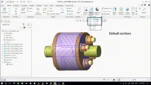 Sections in Creo-Offset, Zone Sections, Full(Unfold), Full(aligned) in ...