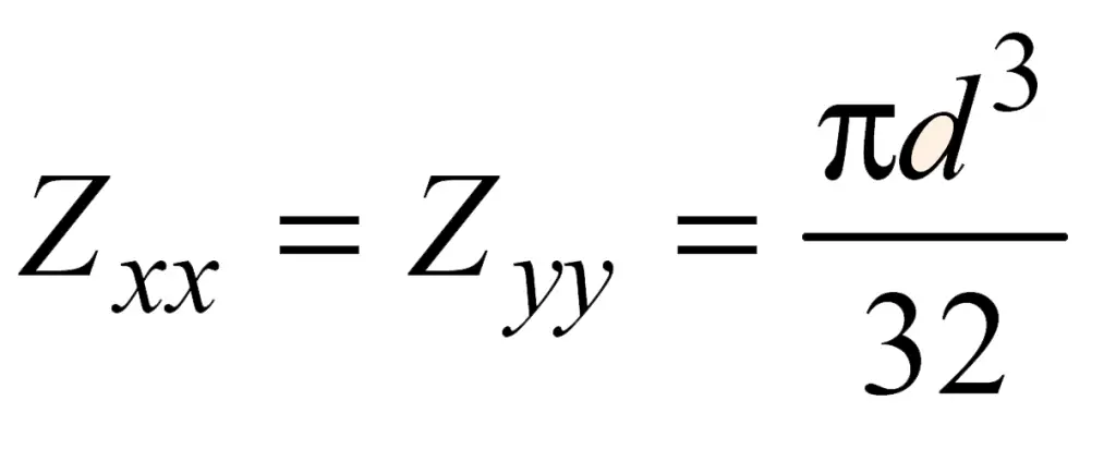 What are the different commonly used cross-section properties