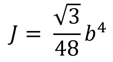 What are the different commonly used cross-section properties