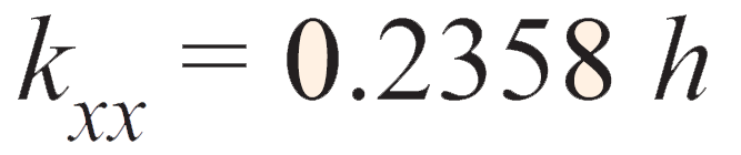 What are the different commonly used cross-section properties