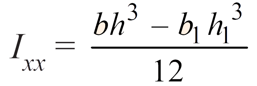 What are the different commonly used cross-section properties