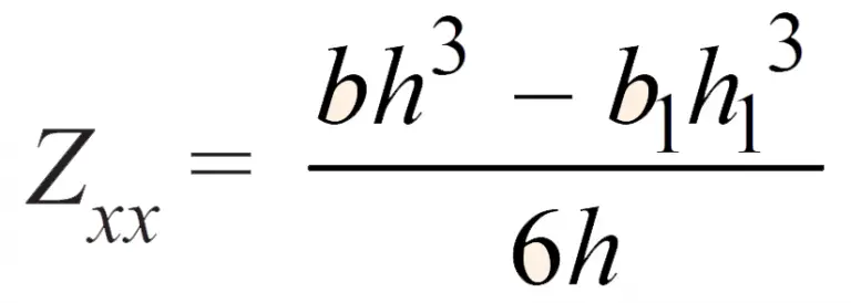 What are the different commonly used cross-section properties
