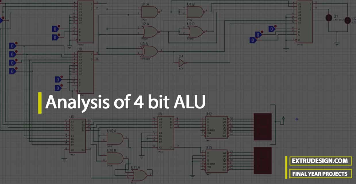 4 Bit Alu Circuit Design