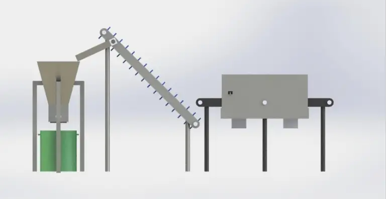 Designing an Automated Production Line for Recycling Plant