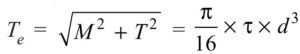 How to calculate Shaft Diameter under Twisting and Bending Moment?