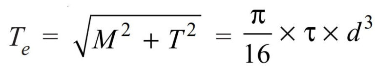 How to calculate Shaft Diameter under Twisting and Bending Moment?