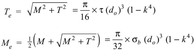 How to calculate Shaft Diameter under Twisting and Bending Moment?