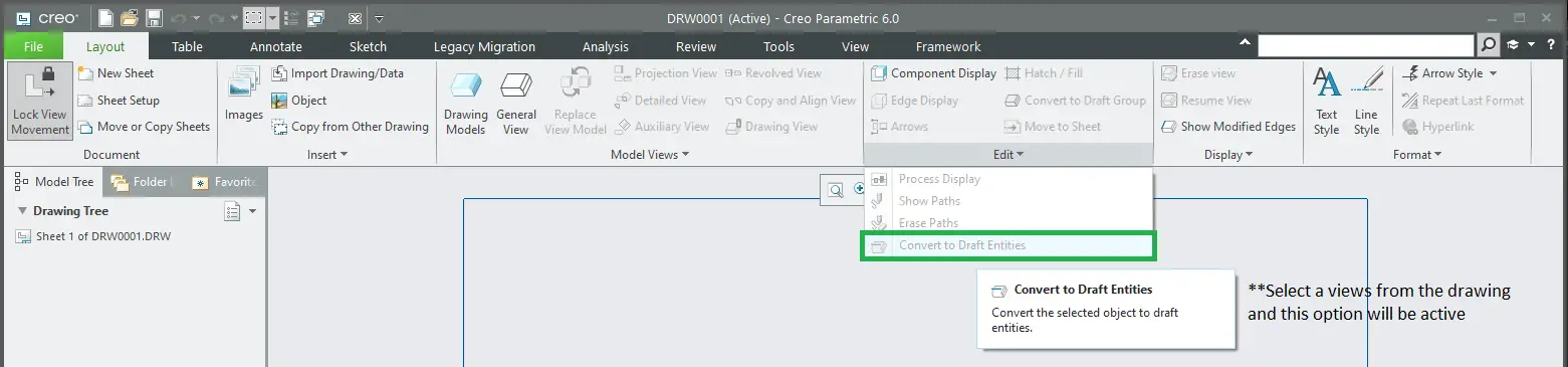 How to set up line thickness for drawings in Creo 6.0? | Pen Tables ...