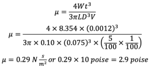 How to calculate the Coefficient of Viscosity of a Fluid? - ExtruDesign