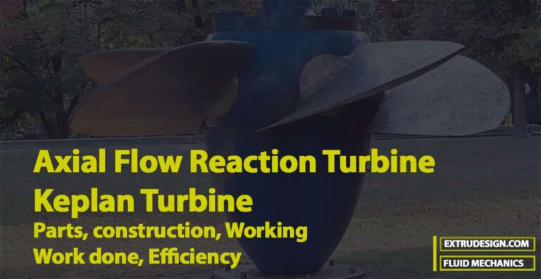 Axial Flow Reaction Turbine | Kaplan Turbine - ExtruDesign