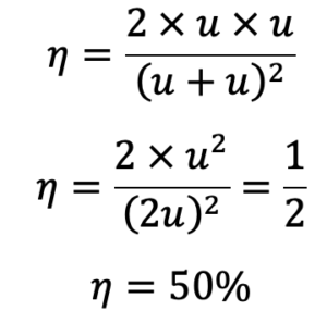 How to calculate Force and Efficiency of Jet Propulsion of Ships?