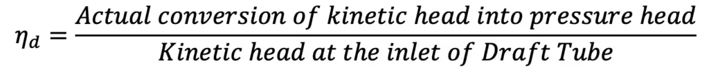 How to calculate the Efficiency of Draft Tube? - ExtruDesign