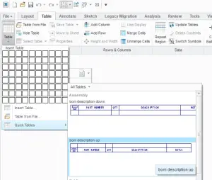How to create BOM with Repeat Region in Creo? - ExtruDesign