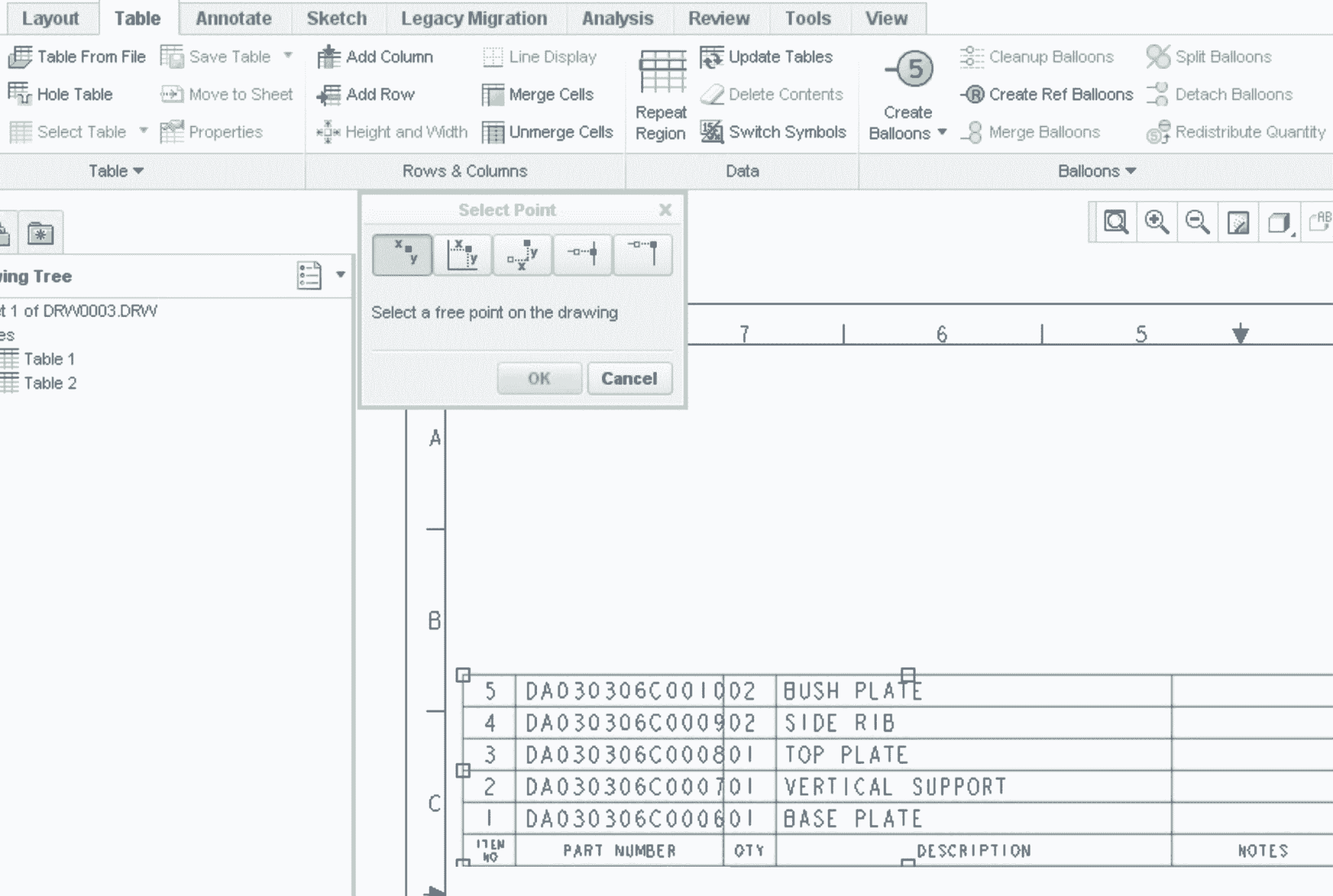 How to create BOM with Repeat Region in Creo? - ExtruDesign